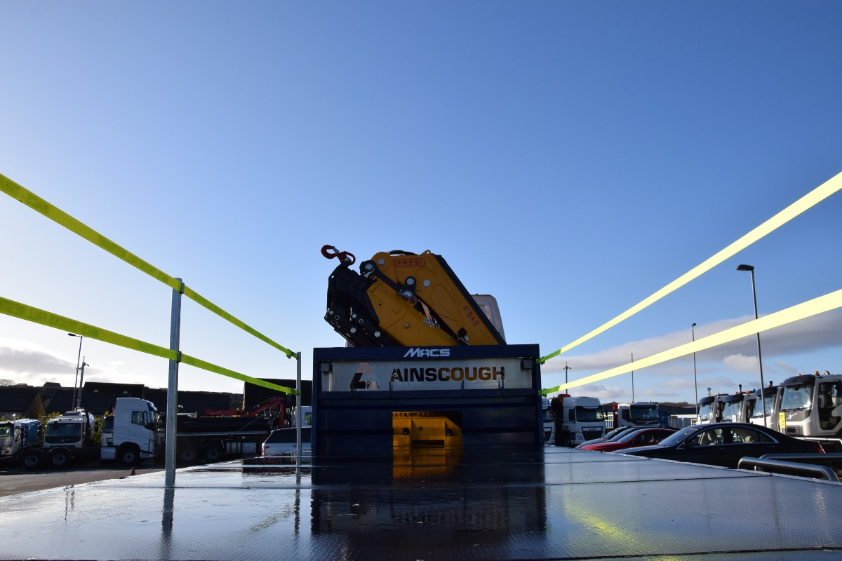 4 x Scania P500 XT 8x2 Flatbed trucks for Ainscough