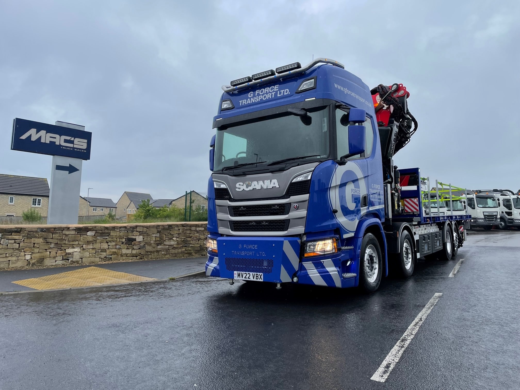 Scania R500 Sleeper Cab 8x2 Crane Vehicle