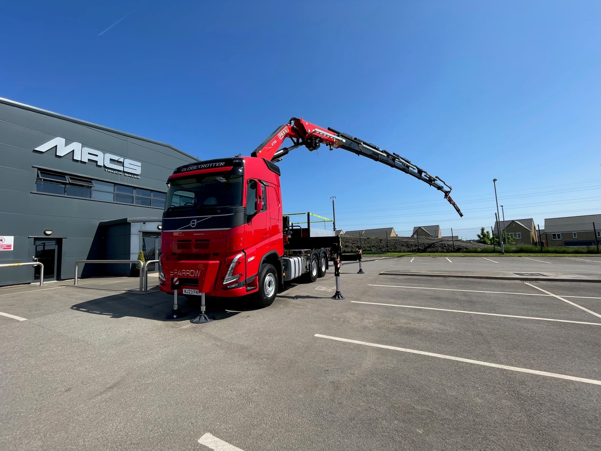 Sparrow Crane Hire with Their Latest Mac's Bespoke Build