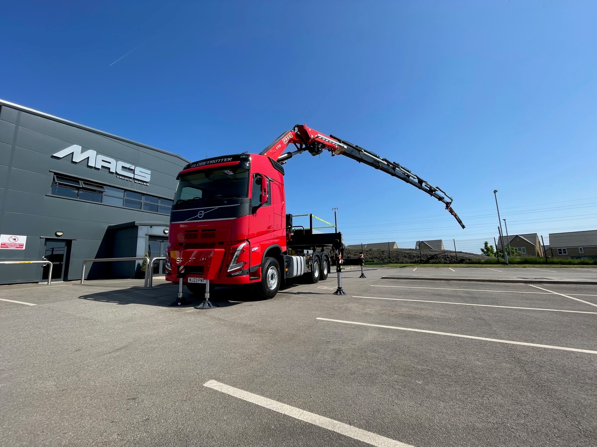 Sparrow Crane Hire with Their Latest Mac's Bespoke Build