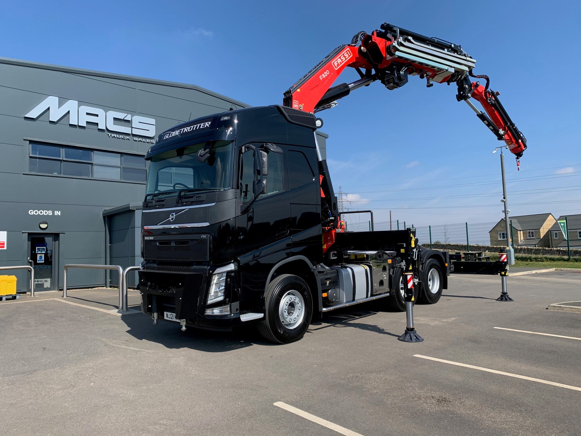 Volvo FH540 6x2 Fassi F820RA.2.26 With L414 Fly Jib And Legs
