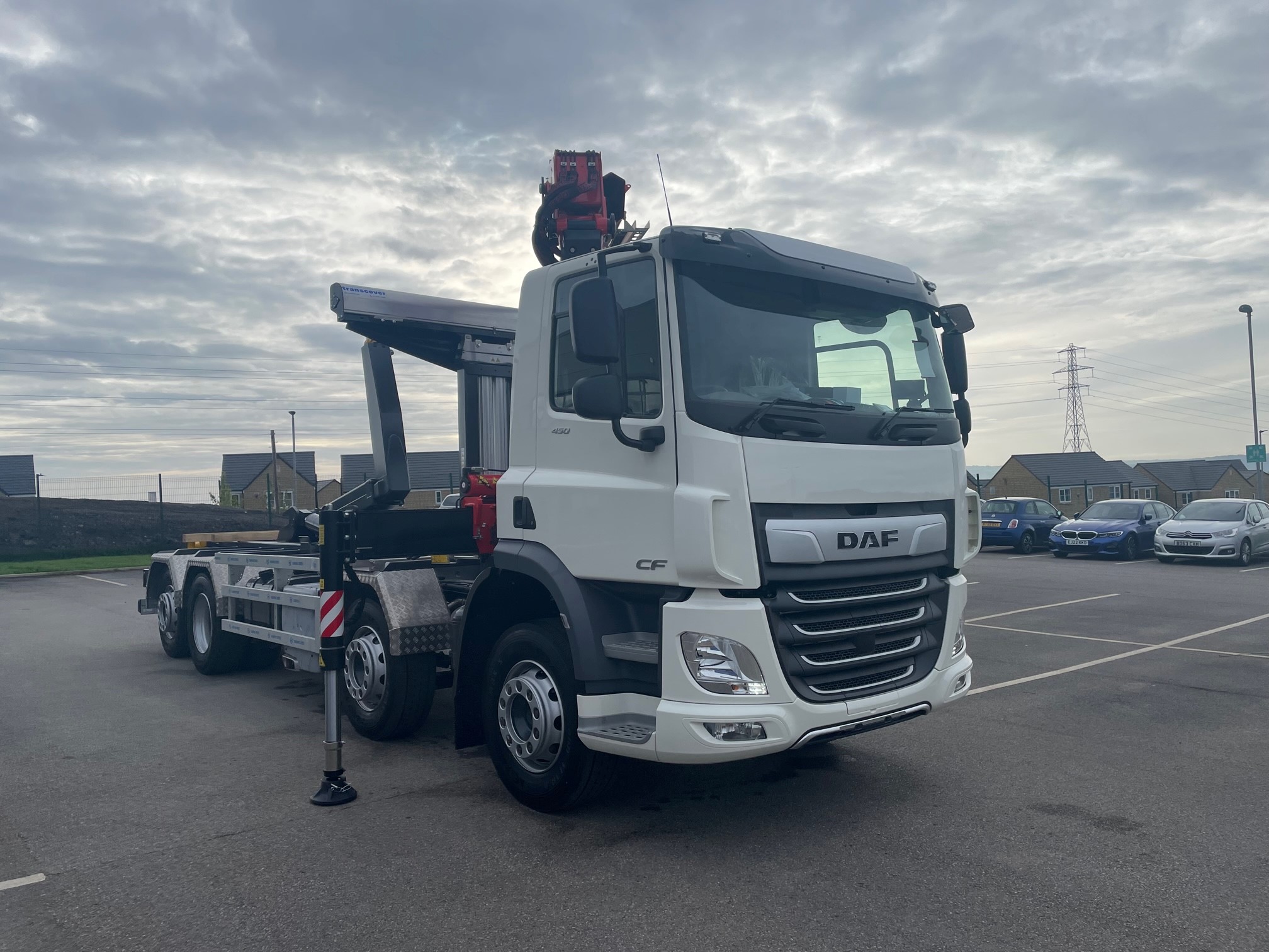 DAF (2025) CF450 8x2 Crane Mounted Hook Loader