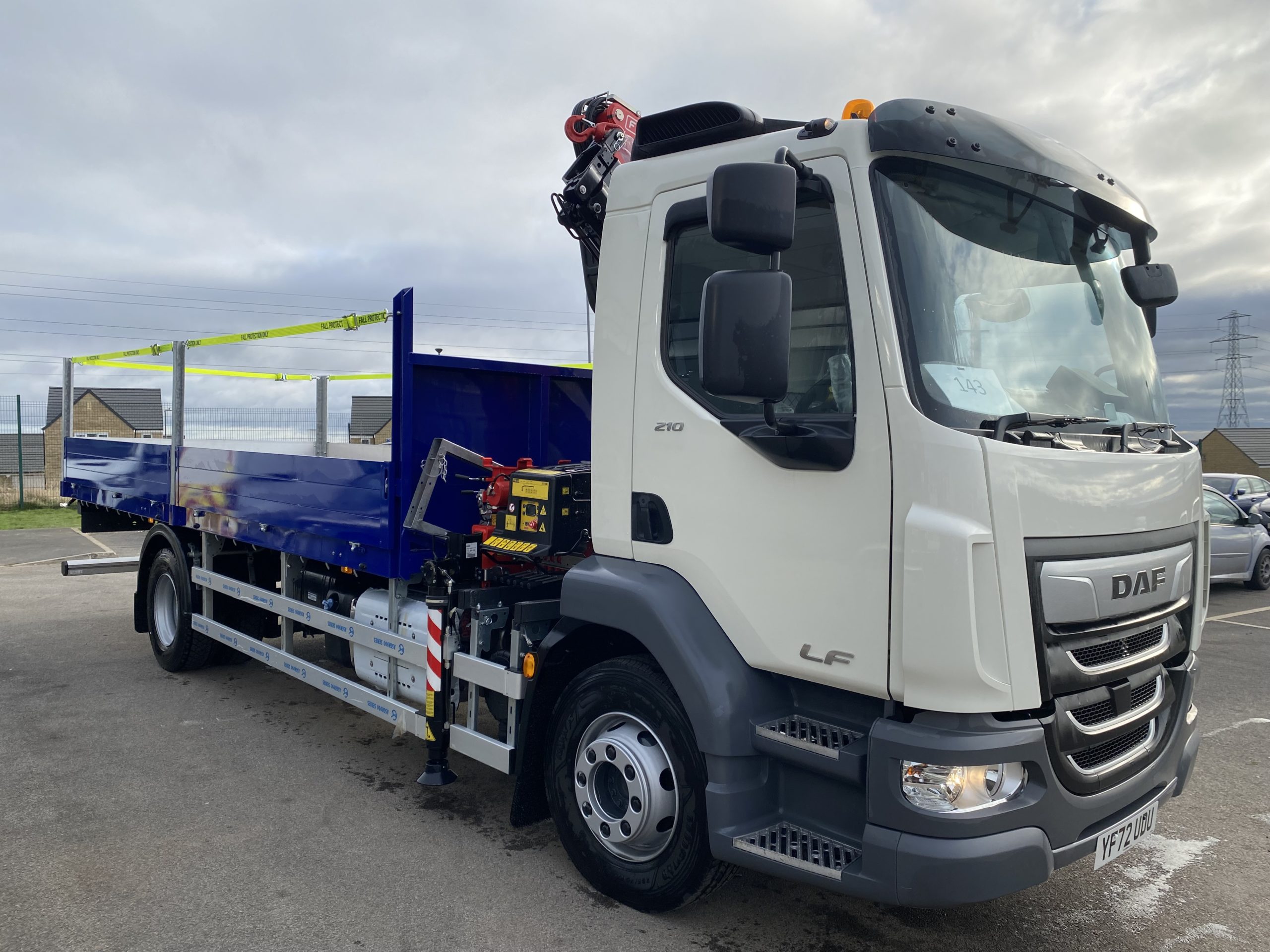 DAF LF210 (2025) 14/16T FASSI F110 CRANE AND FLAT