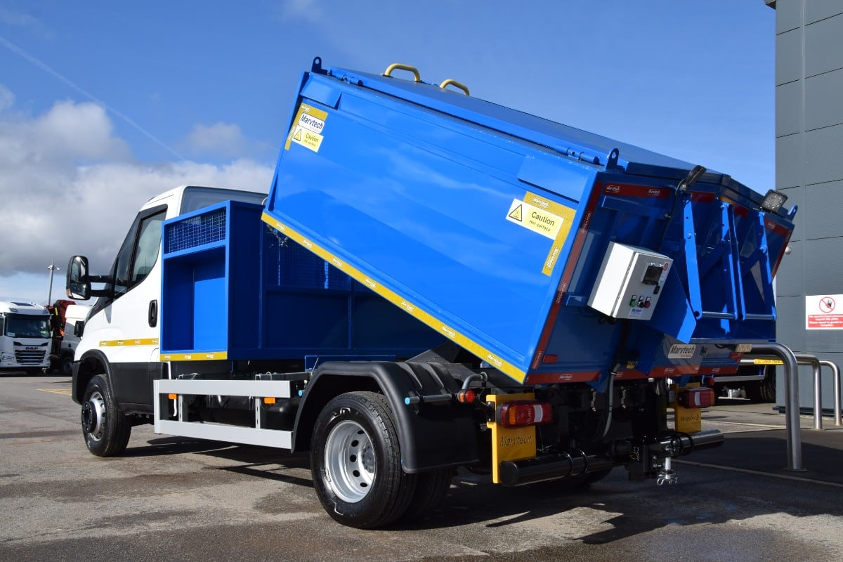 Iveco 72-180 Marvtech Tipping Hotbox 7.2t