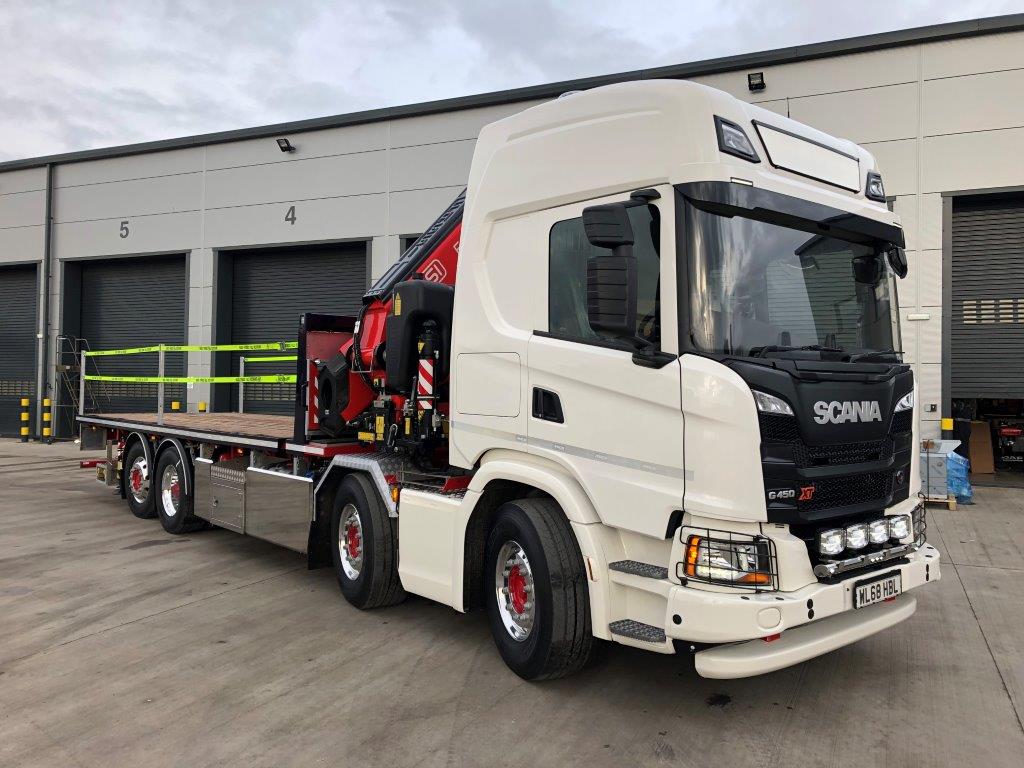 Scania G450 8 x 2 Fassi F905RA.2.26 Crane Mounted Rigid