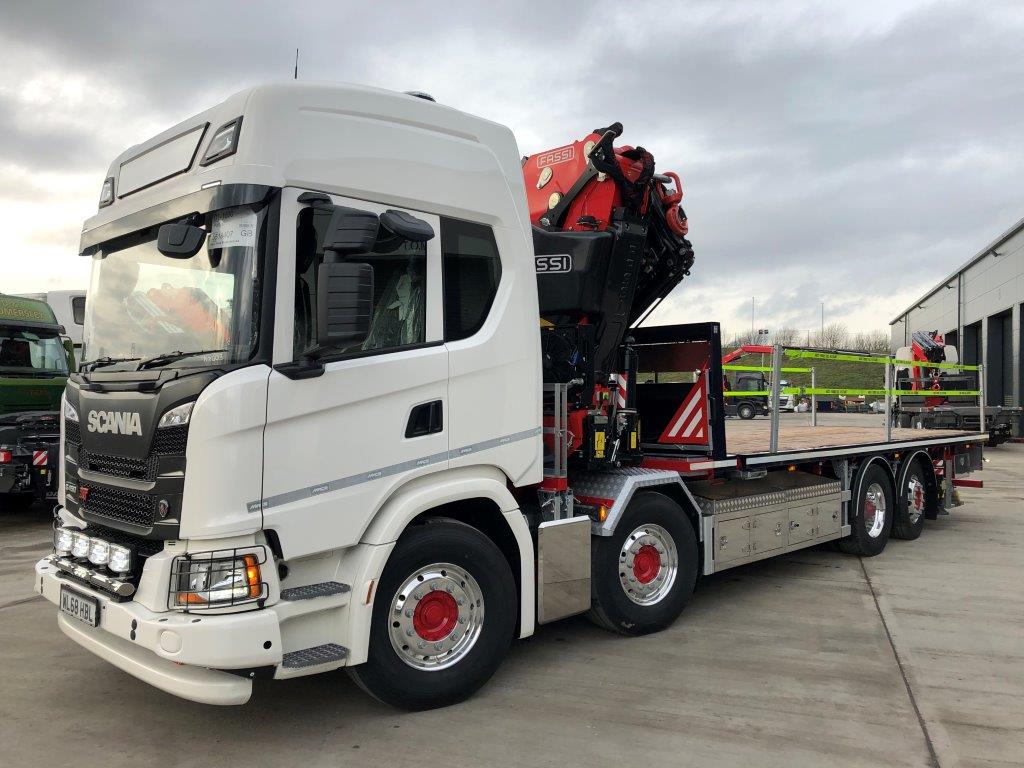 Scania G450 8 x 2 Fassi F905RA.2.26 Crane Mounted Rigid