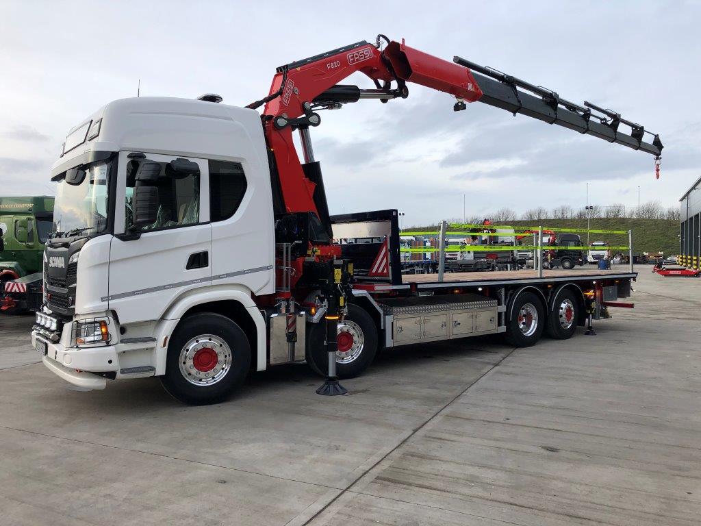 Scania G450 8 x 2 Fassi F905RA.2.26 Crane Mounted Rigid