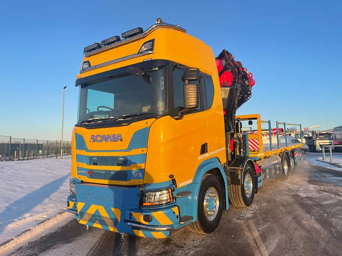 Mobile Mini Scania G450 8x2 Fitted FASSI F710 Crane - Macs Trucks