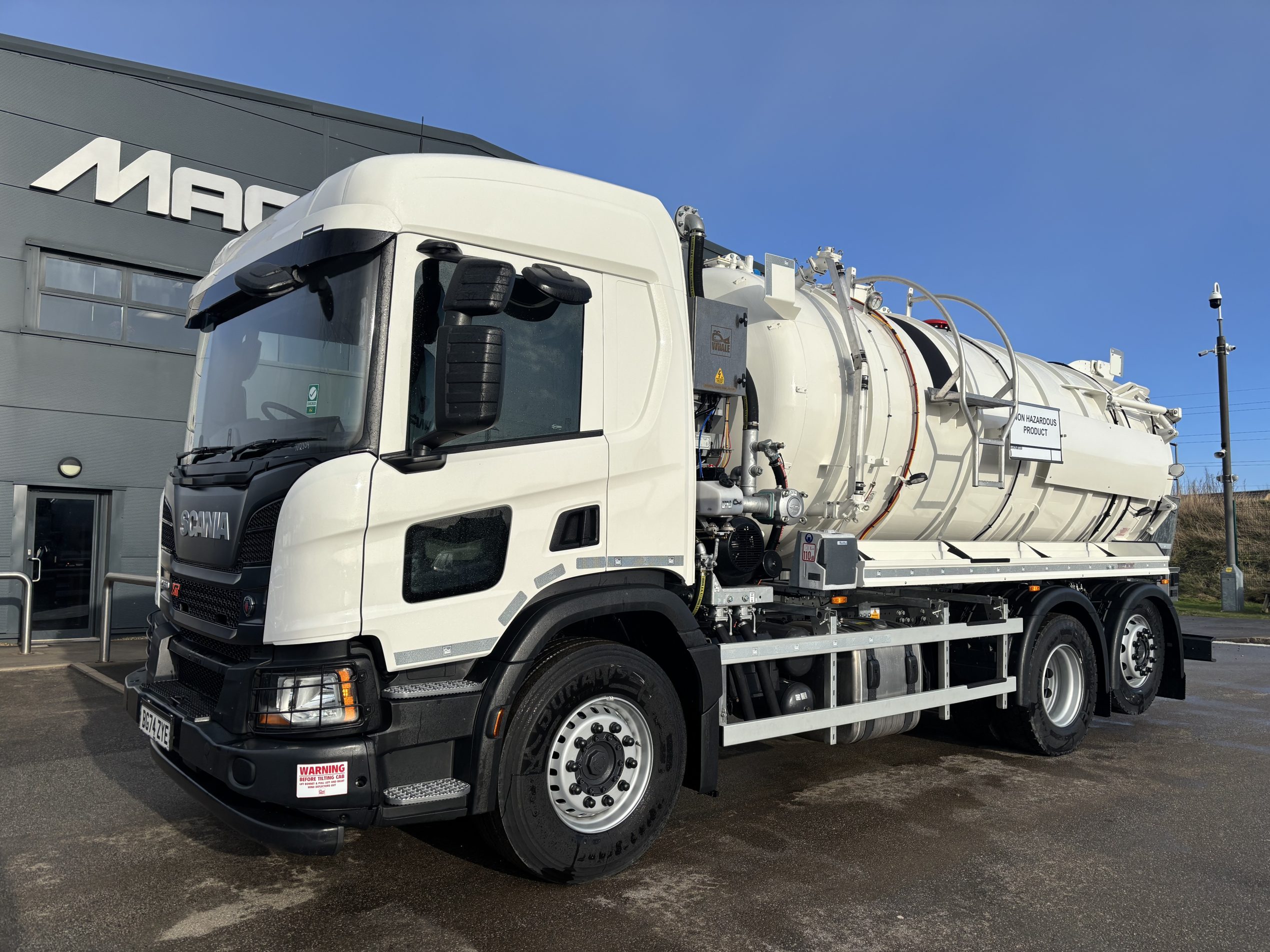 Scania (2025) P360 6x2 Non-Haz Whale Jet/Vacuum Tanker
